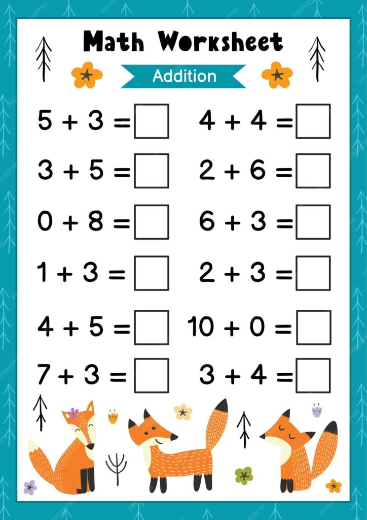 Worksheets For 5 Year Olds - Free Printable Worksheets