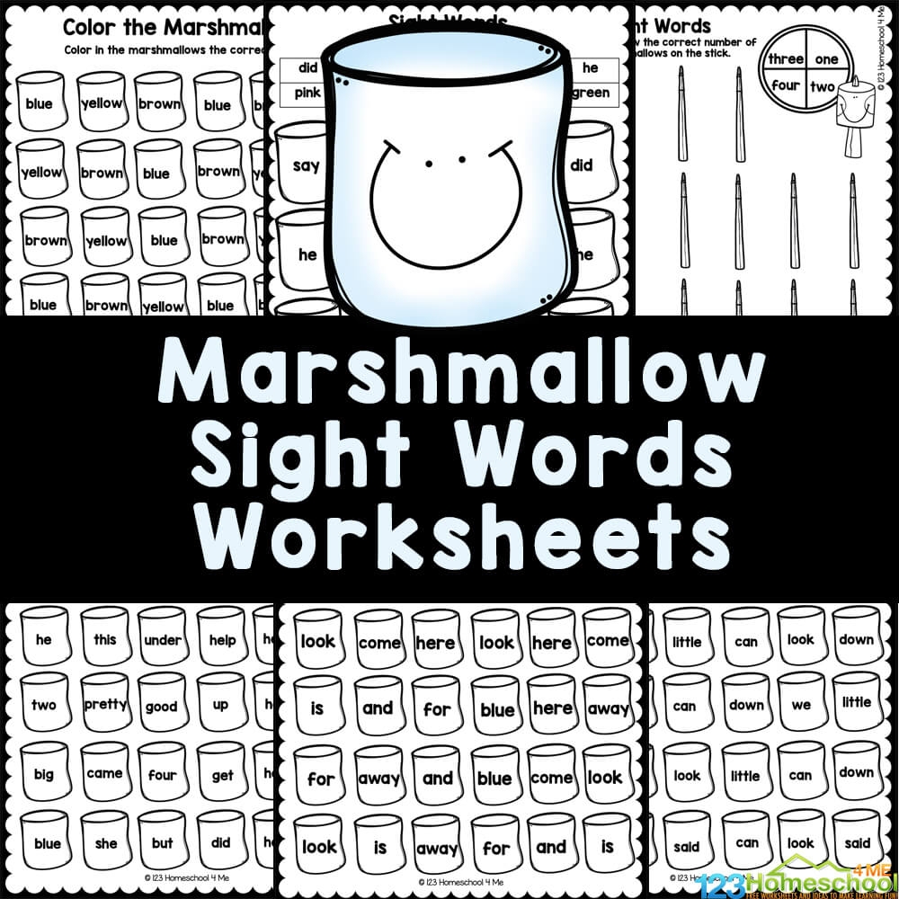 Free Printable Sight Words - Free Printable Worksheets