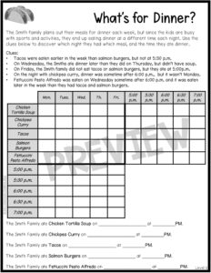 Deduction Puzzles Printable - Free Printable Worksheets