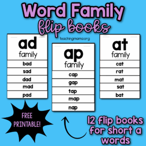 Word Family Printables - Free Printable Worksheets