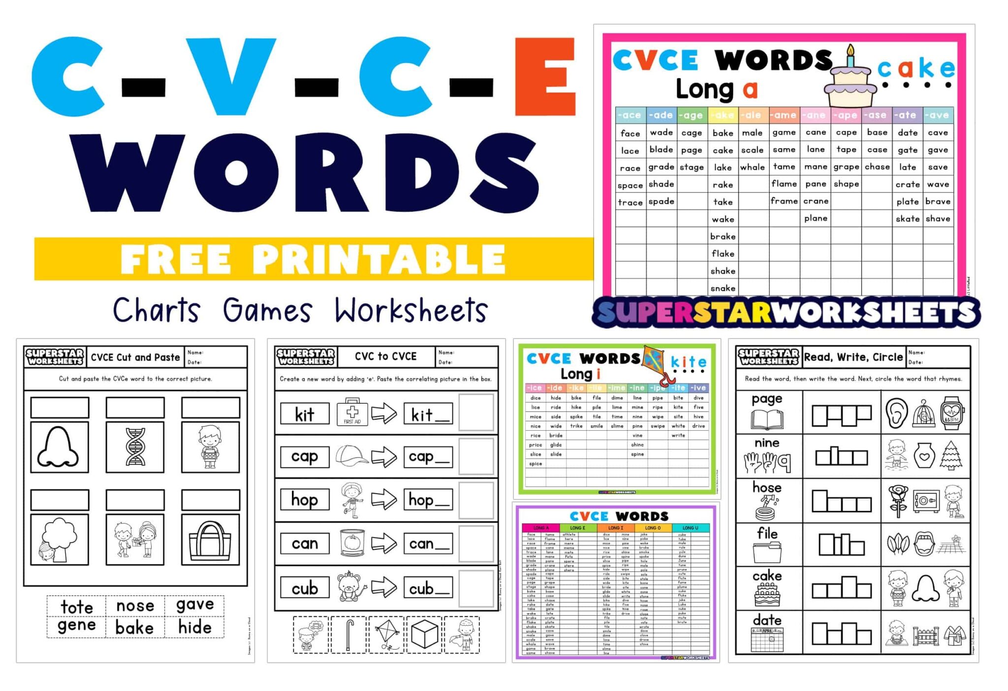 Superstar Worksheets - Free Printable Worksheets