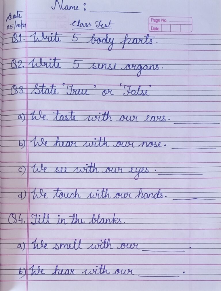 Ukg English Question Paper - Free Printable Worksheets