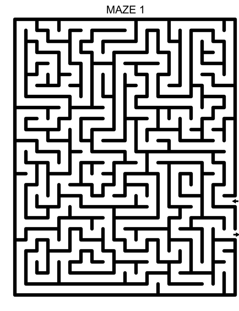 Printable Mazes And Puzzles - Free Printable Worksheets