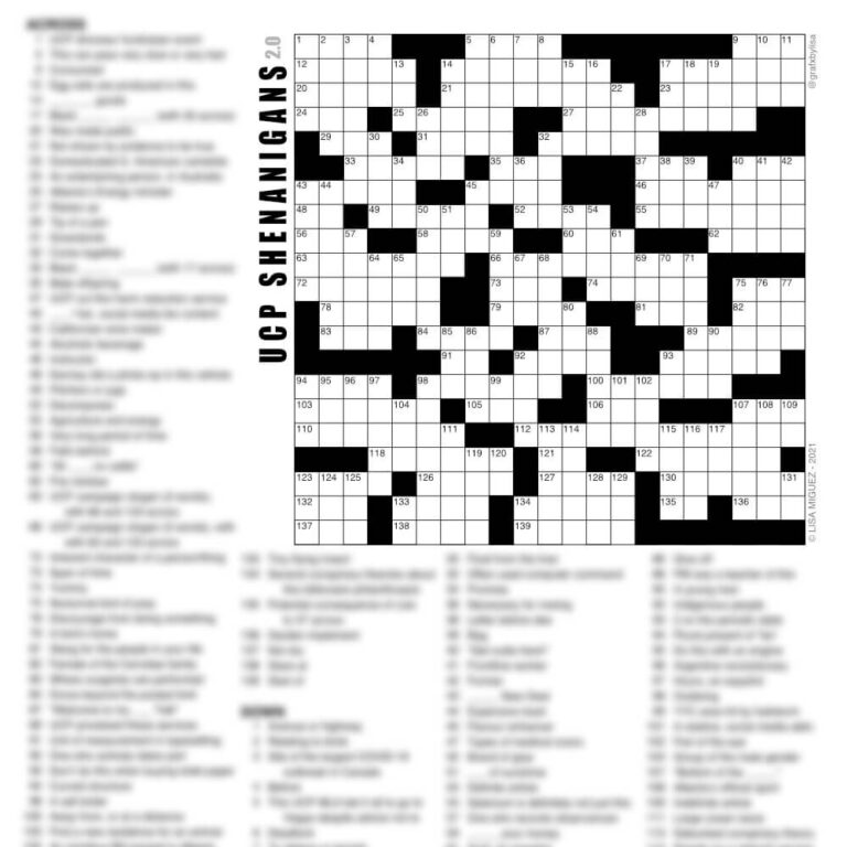 Free Crossword Printable - Free Printable Worksheets
